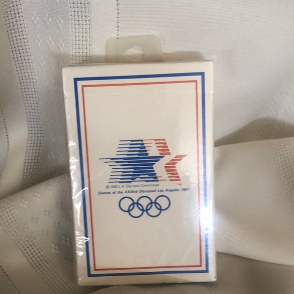Games | 1984 Olympic Playing Cards Los Angeles Stars In Motion Olympics ...